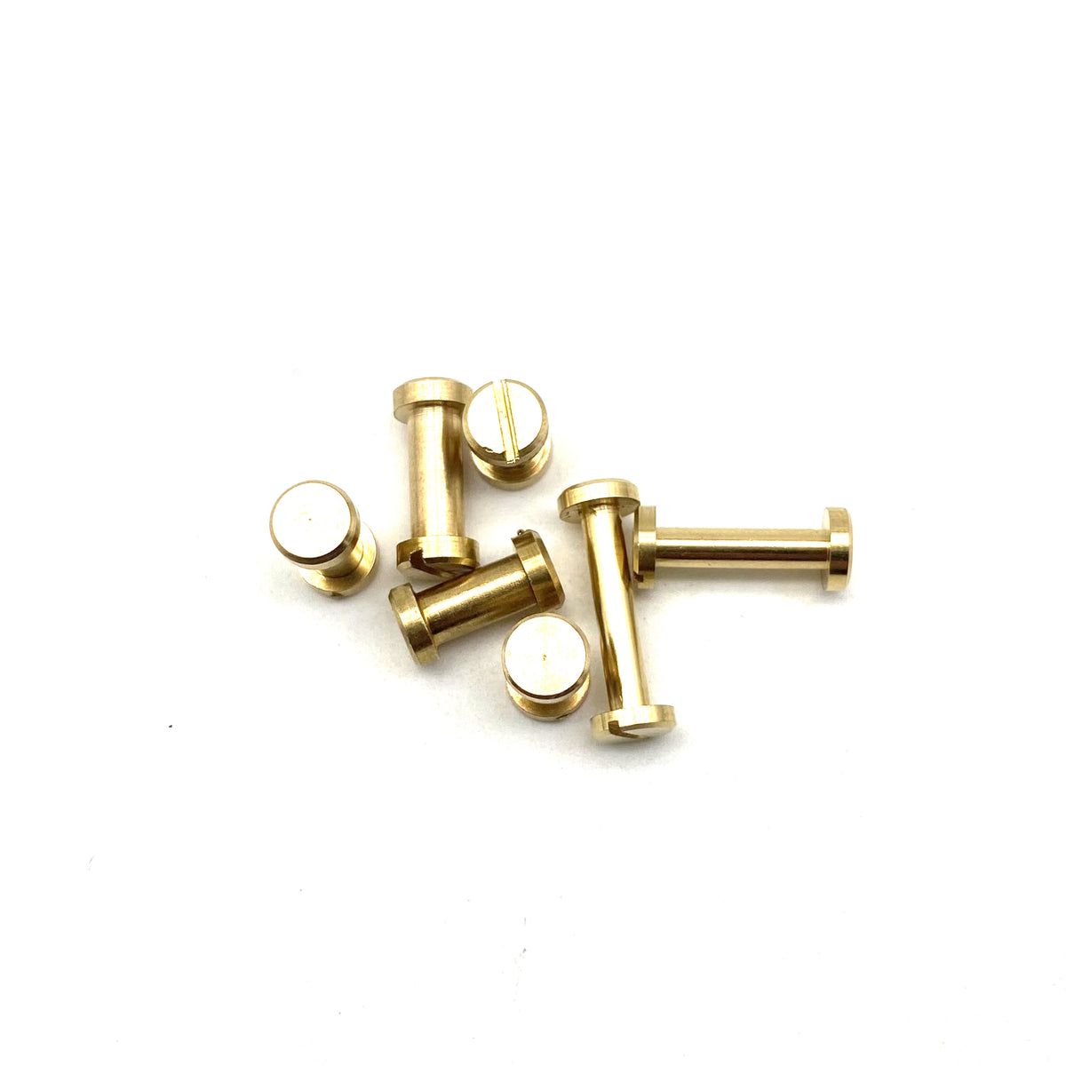 6mm Diameter Post Brass Chicago Screw Leather Crafting Screw Rivets ...