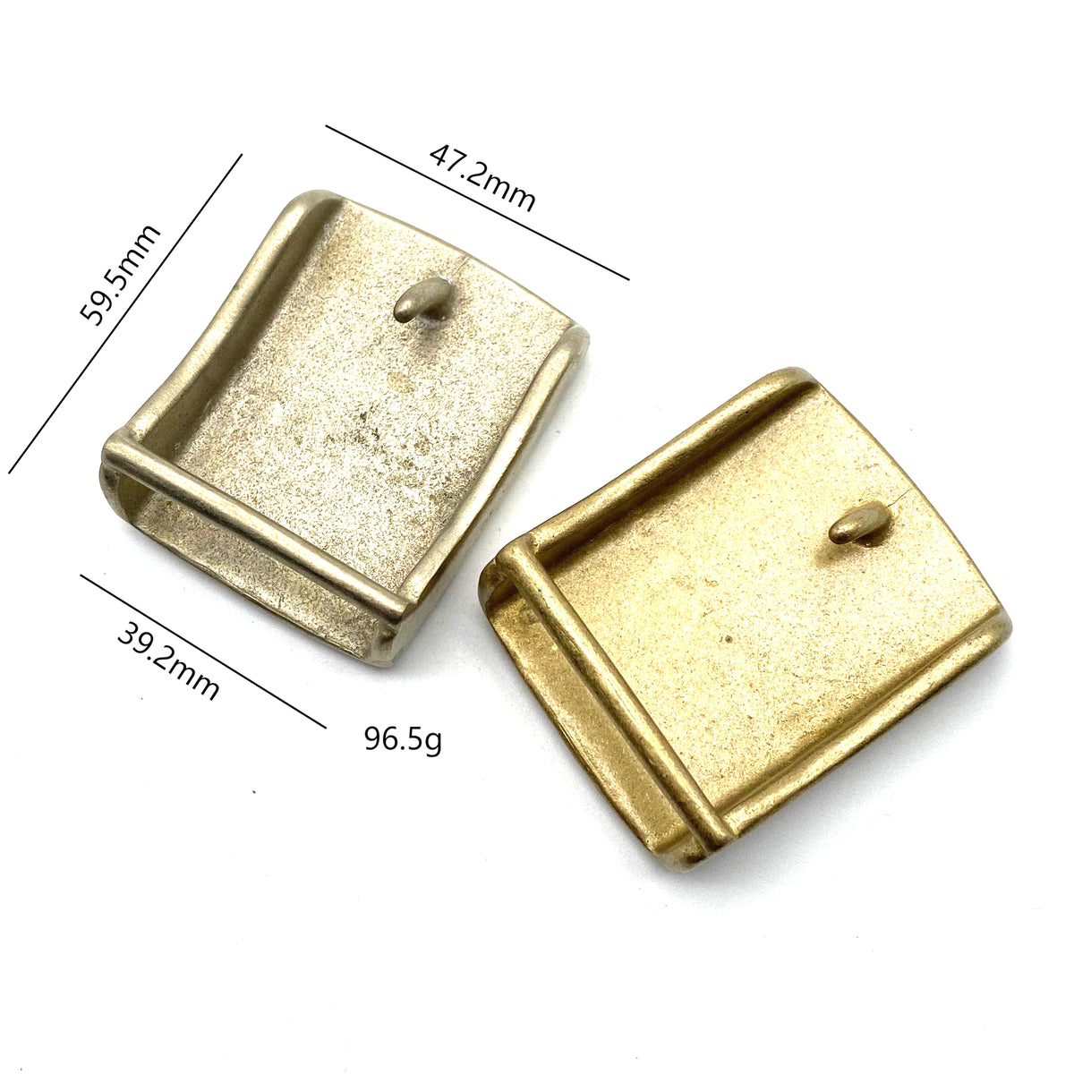 Rustic Copper Plain Buckle Leather Strap Fastener Buckle 1.5'' – Metal ...