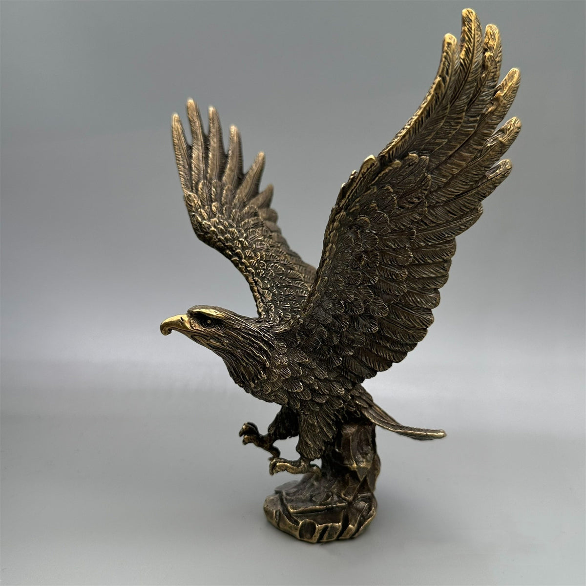 Home Improvement Art Brass Eagle Figurine,Eagle Statues For House Deco ...