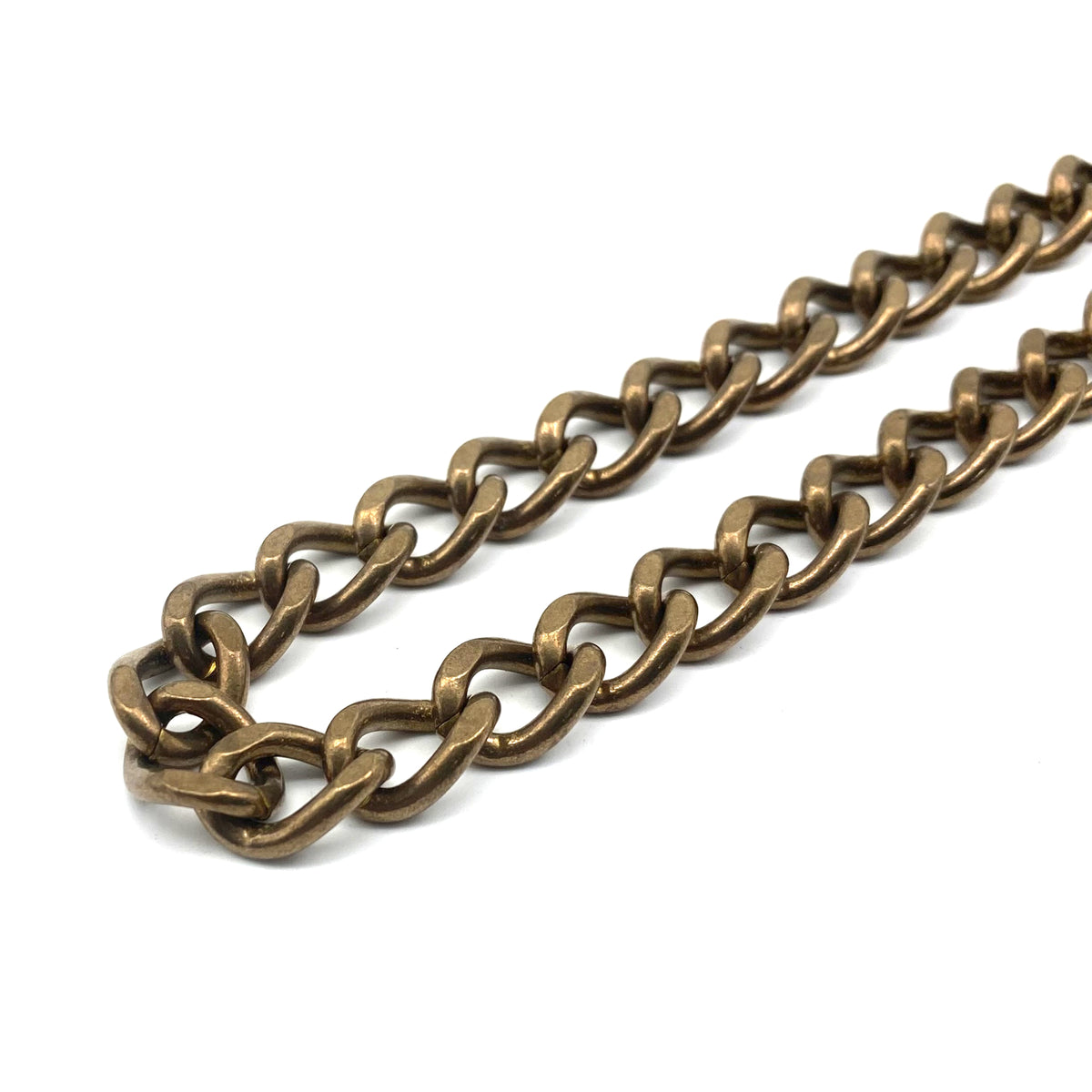 Large Curb Chain Cuban Solid Brass Bag Replacement Chain Jewelry Findi ...