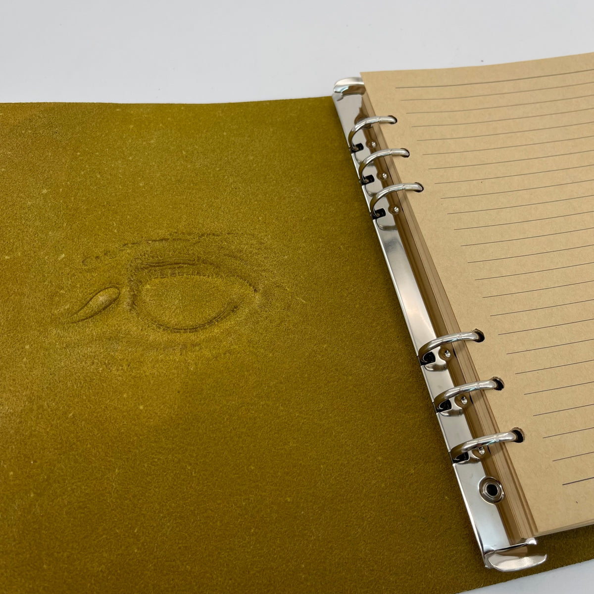 Soul’s Reflection—Handcrafted Leather Notebook with Eye Embossing – Fo ...