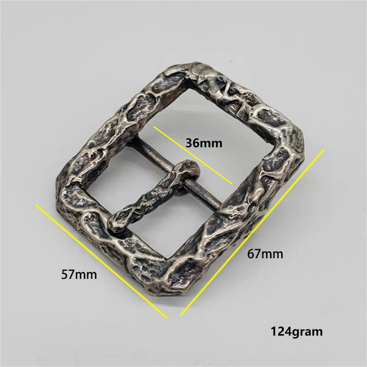 36mm Japan Style Sterling Silver Buckle Handmade Luxury Buckle – Metal ...