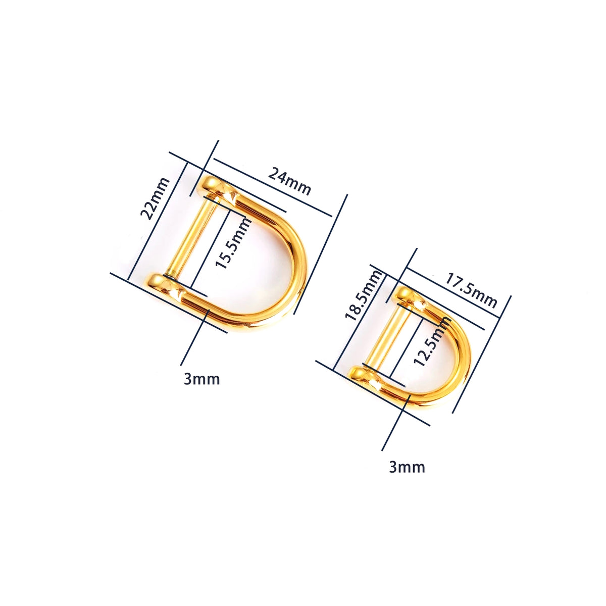 Stainless Steel Luxury Shackle Tote Bag Side Hook For Handle Chain Sna ...