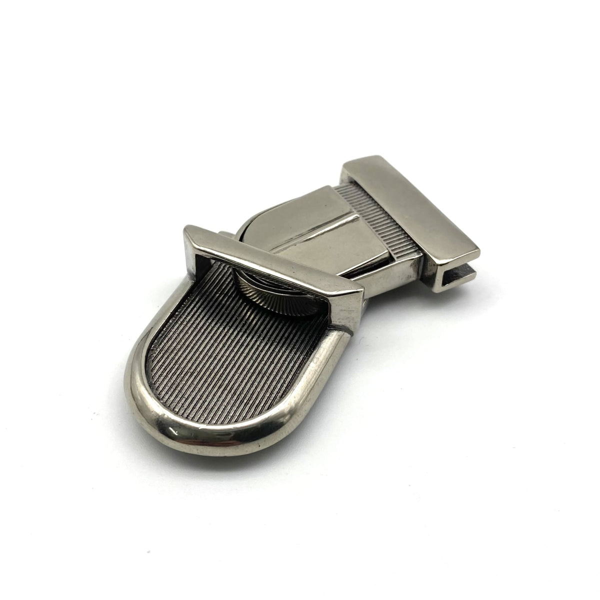 Old Silver Thumb Tuck Lock Leather Bag Closure Catch Flat Slide Locks ...