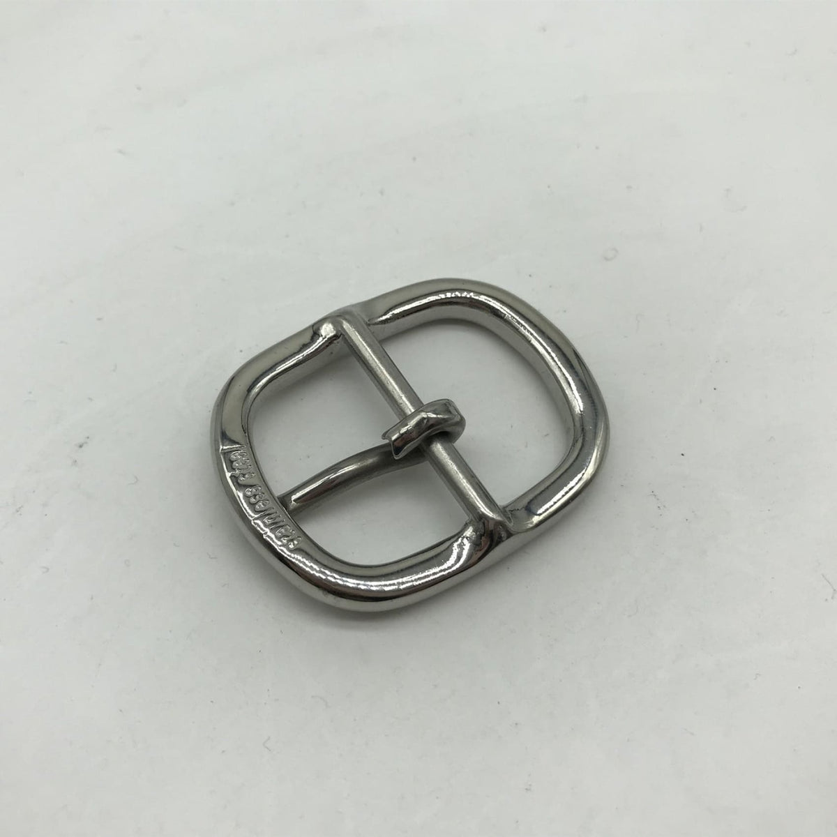 Stainless Oval Buckle Unisex Leather Strap Fastener Closure 30mm ...