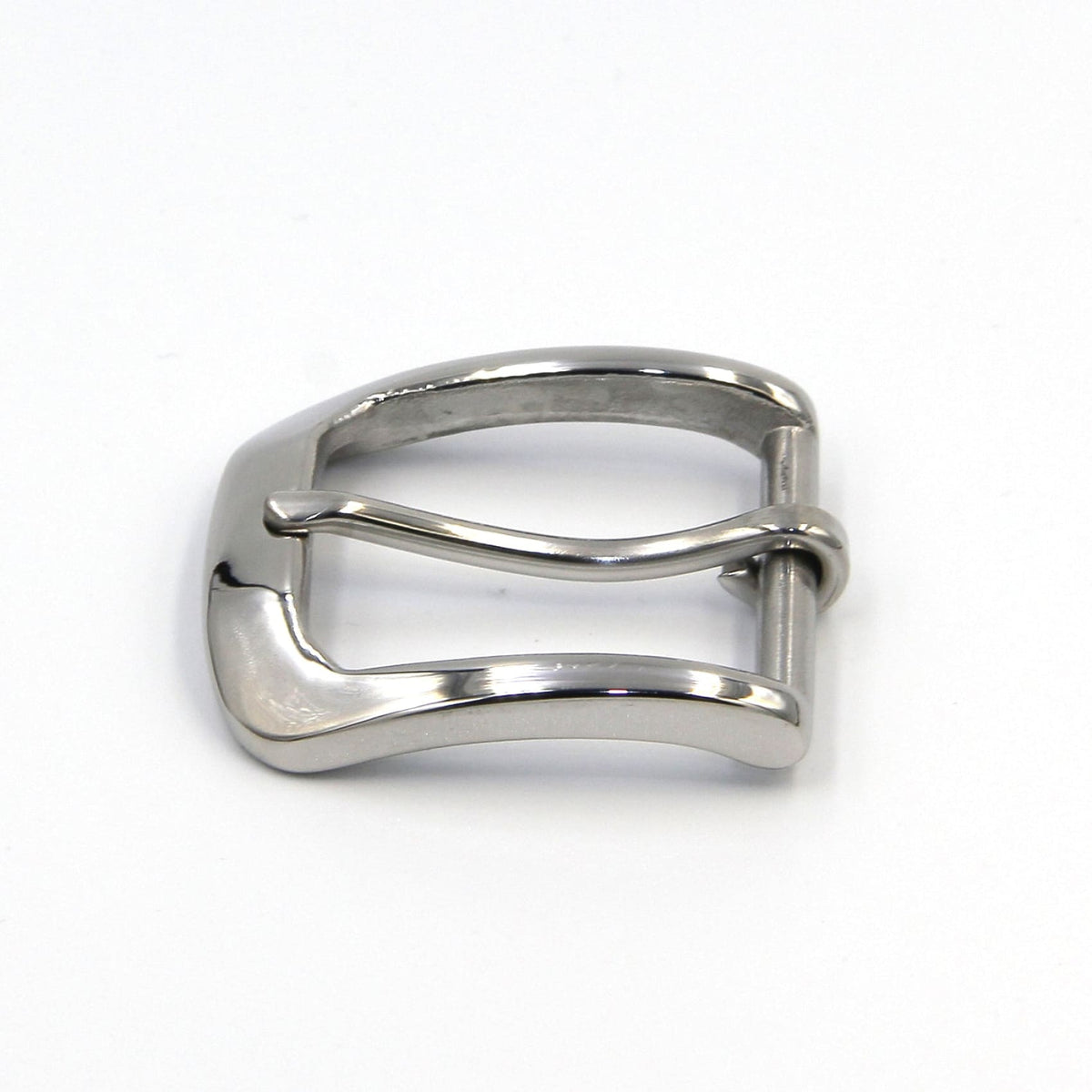 36mm Shiny Silver Buckle Stainless Belt Fastener Closure For Leather C ...