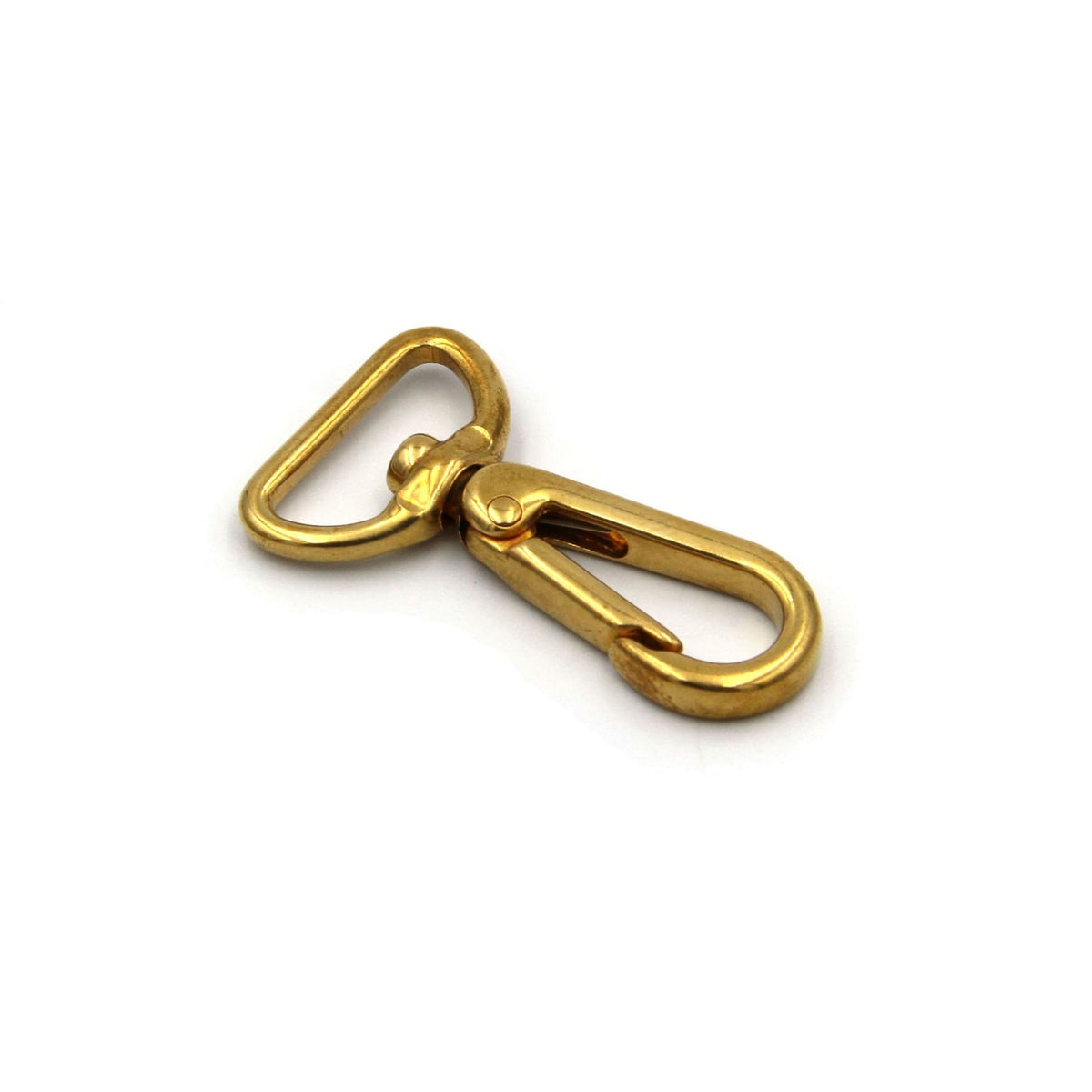 Gold Snap Hook Japanese Style Brass Swivel Clasp Clip 20mm – Metal ...