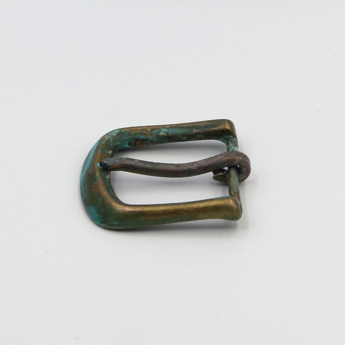 Green Rusty Bronze Buckle Leather Belt Fastener D Shape – Metal Field Shop