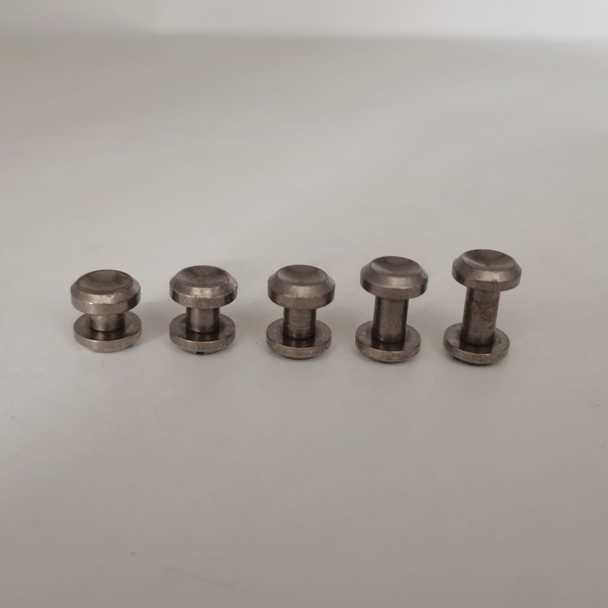 Old Silver Chicago Screw Button Concave Cap Leather Craft Rivets Purse ...