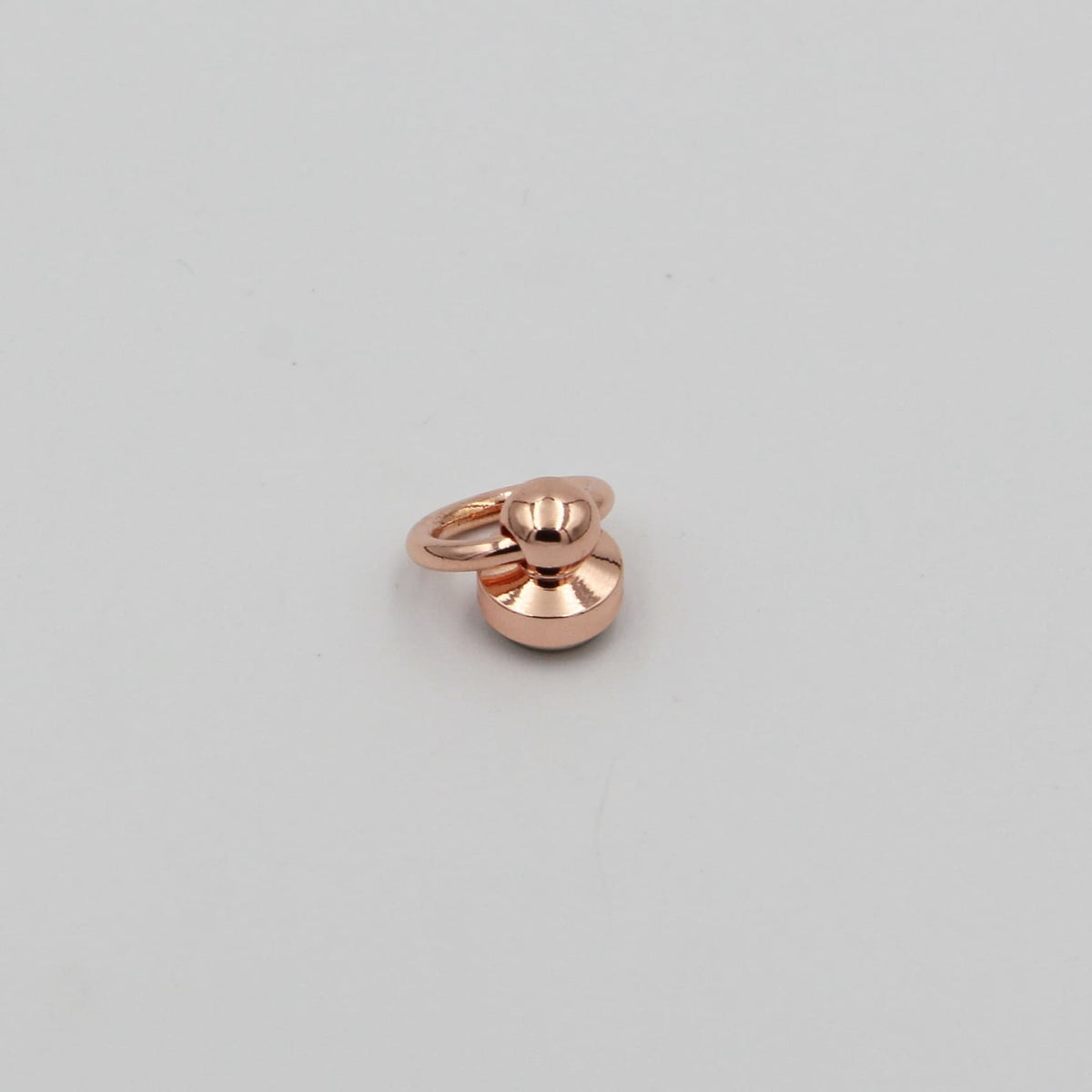 Rose Gold/Gold/Silver Swivel Ring Loop Rivets Leather Screws with Loop ...
